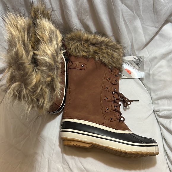 Portland | Shoes | New Portland Boot Company Womens Cairo 2 Faux Fur Trim Snow Boot | Poshmark